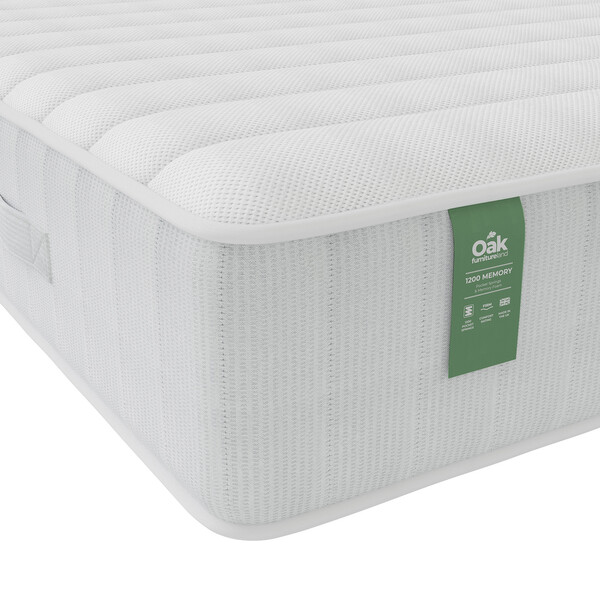 1200 Memory Double Foam Mattress | Oak Furnitureland