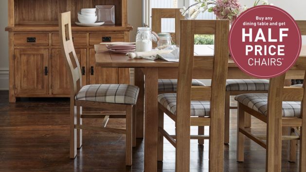Oak Extendable Dining Tables | Extendable Tables | Oak Furnitureland