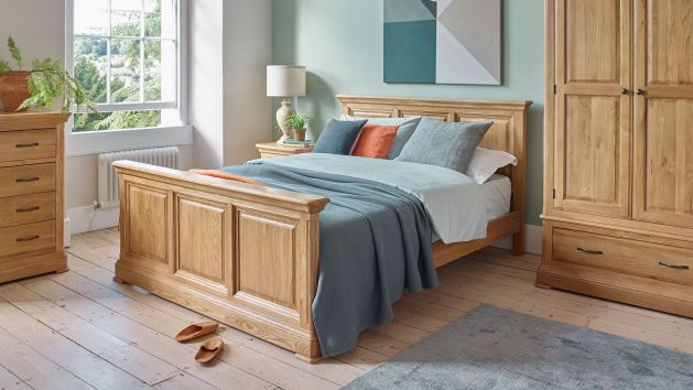 Oak Double Beds | Small Double Wooden Beds | Oak Furnitureland