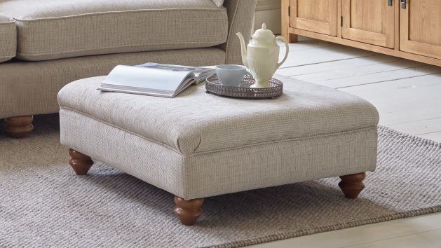 Fabric Footstools | Velvet Footstools | Oak Furnitureland