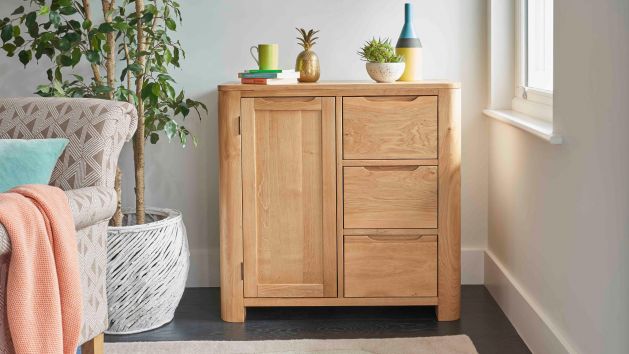 Oak Storage Cabinets | Solid Wood Storage Units | Oak Furnitureland