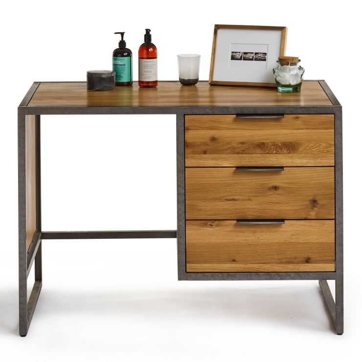 Metal Dressing Table from the Brooklyn Range | Oak Furniture Land