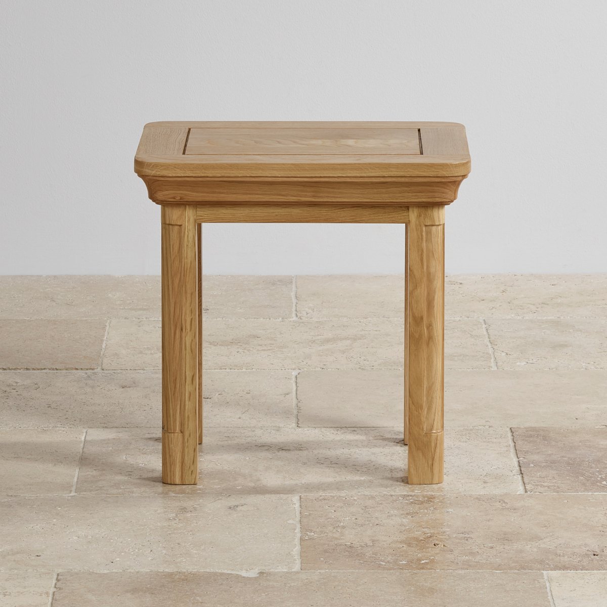 Canterbury Dressing Table Stool | Solid Oak | Oak Furniture Land