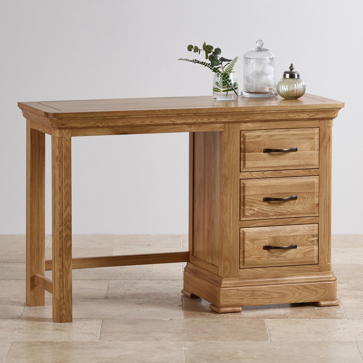Canterbury Dressing Table in Natural Solid Oak