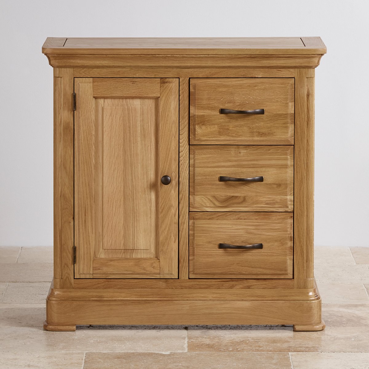 Canterbury Storage Cabinet in Natural Solid Oak