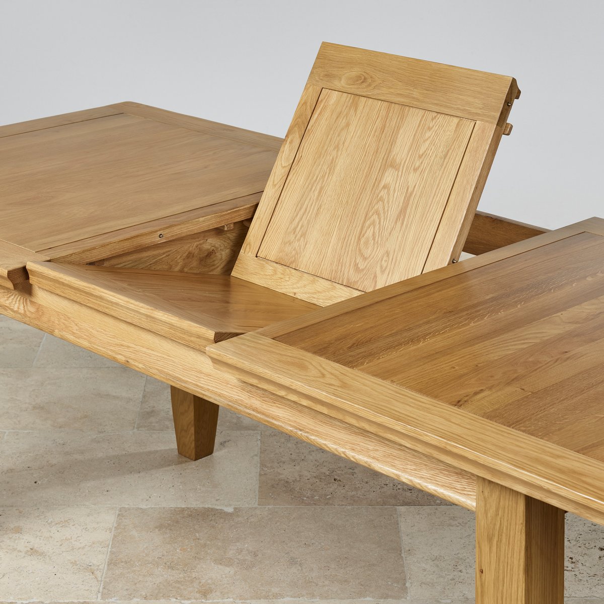 Classic 6ft x 3ft 3" Extending Dining Table in Solid Oak