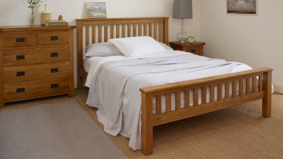 Beds | 100% Solid Hardwood | Oak Furniture Land
