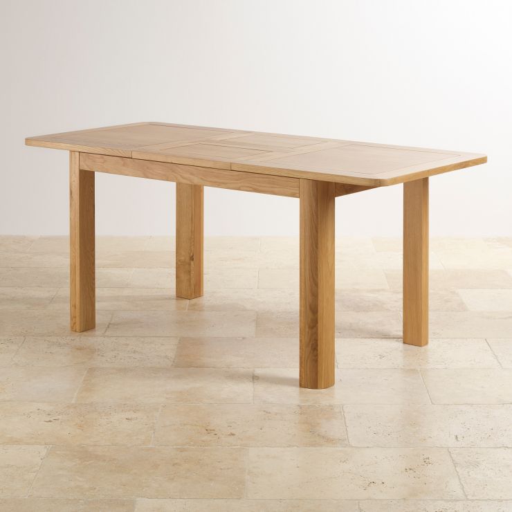 Romsey Extending Dining Table in Solid Oak | Oak Furniture Land