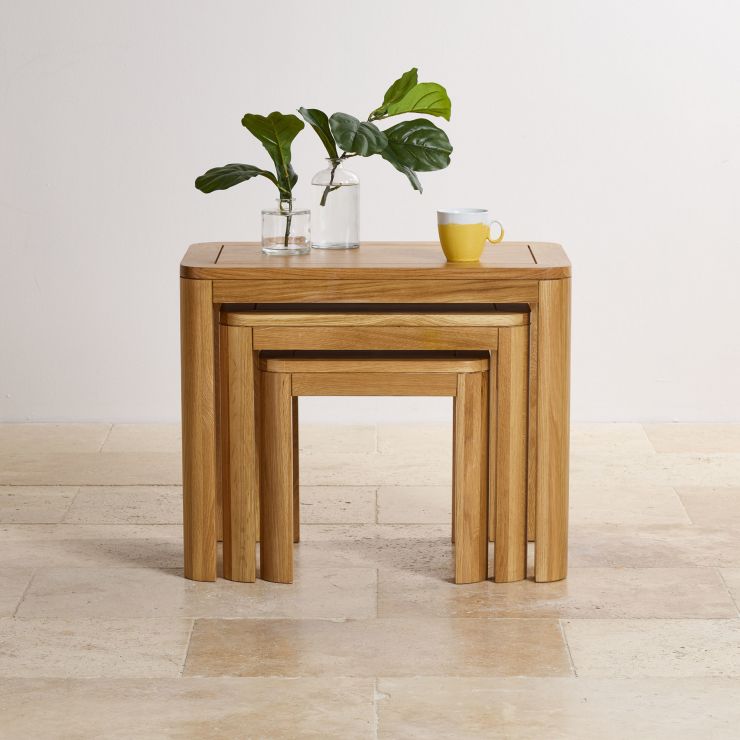 Romsey Nest of Tables | Set of 3 | Oak Furniture Land